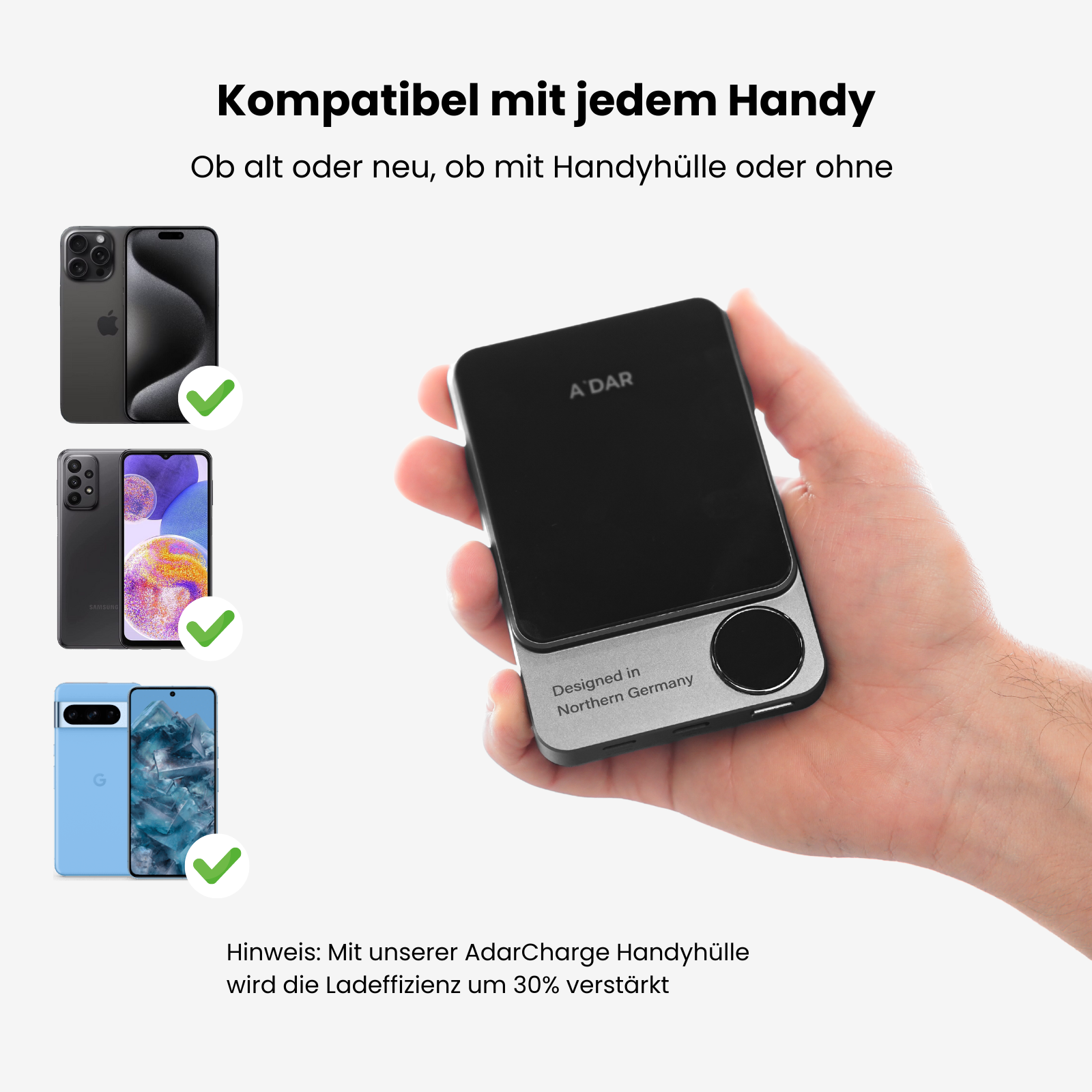 AdarCharge Pro - Magnetische PowerBank – A`DAR Northern Germany