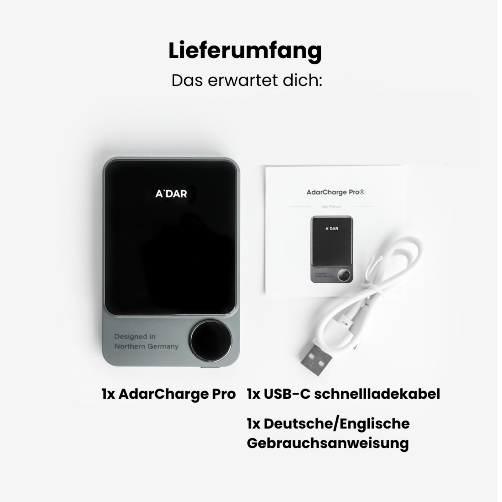 AdarCharge Pro - Magnetische PowerBank – A`DAR Northern Germany